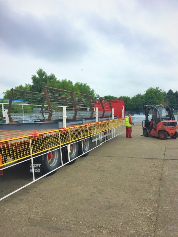 Safety Trailer Fork Lift Access